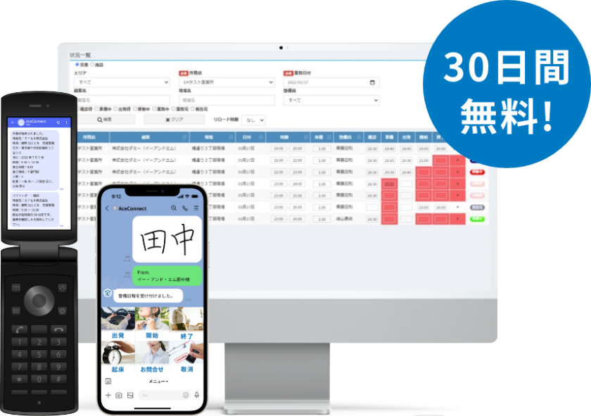 無料トライアル | AceConnect